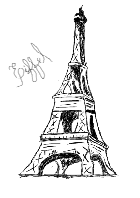 Eiffel Tower - ibisPaint
