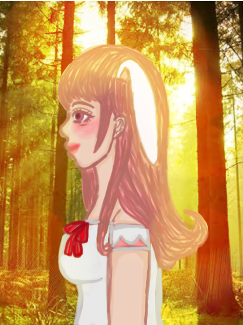 Bunny from a mini world game - ibisPaint