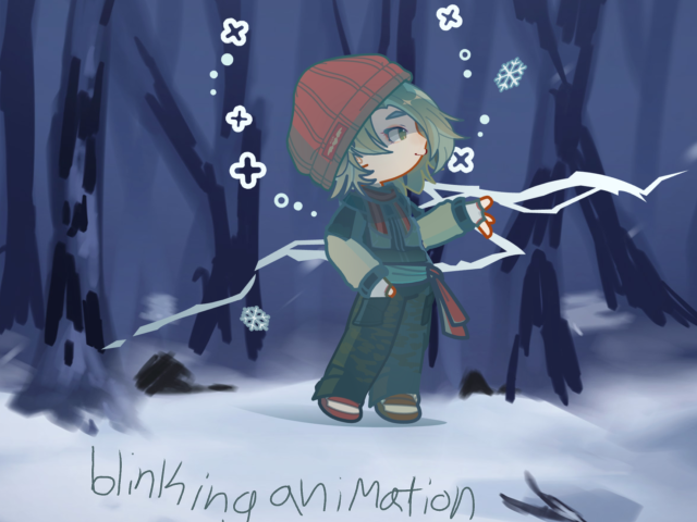 Blinking animation - ibisPaint