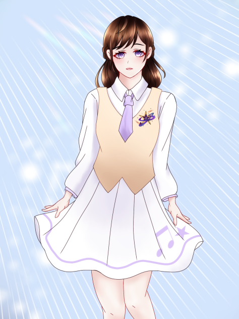 Aiko Jonsei task with BG - ibisPaint