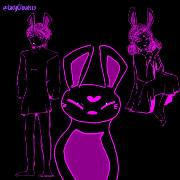 Perseverance soul Bunny human forms - ibisPaint