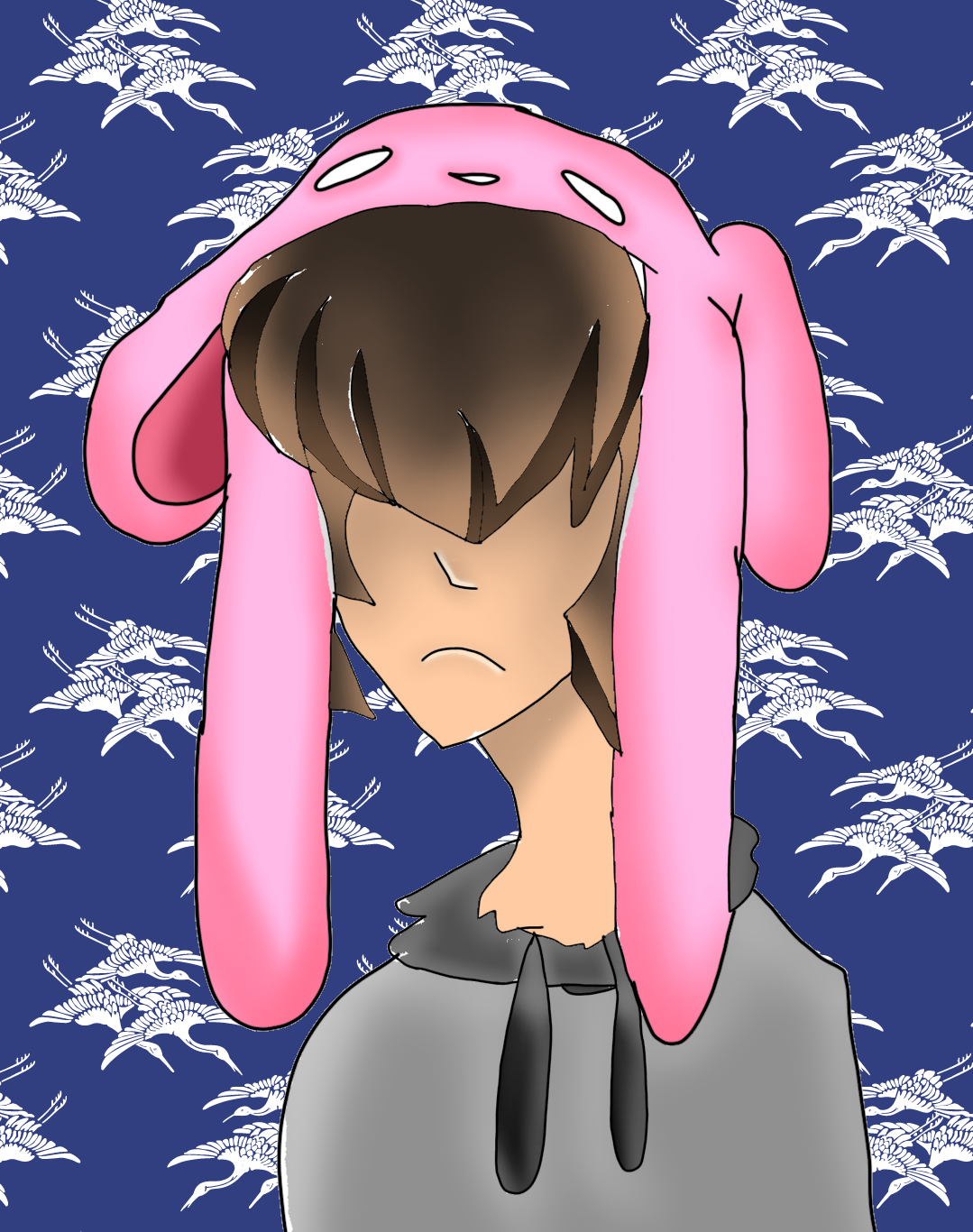 bunny hat dude - ibisPaint
