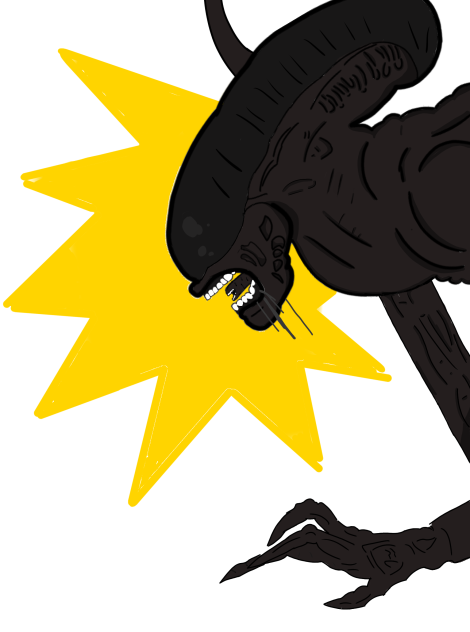 alien xenomorfo - ibisPaint