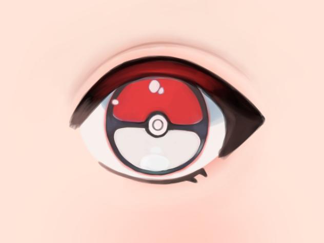 Poke ball eye - ibisPaint