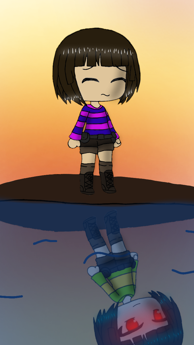 frisk genocide fan art - ibisPaint