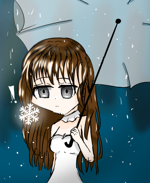 A snowy day - ibisPaint