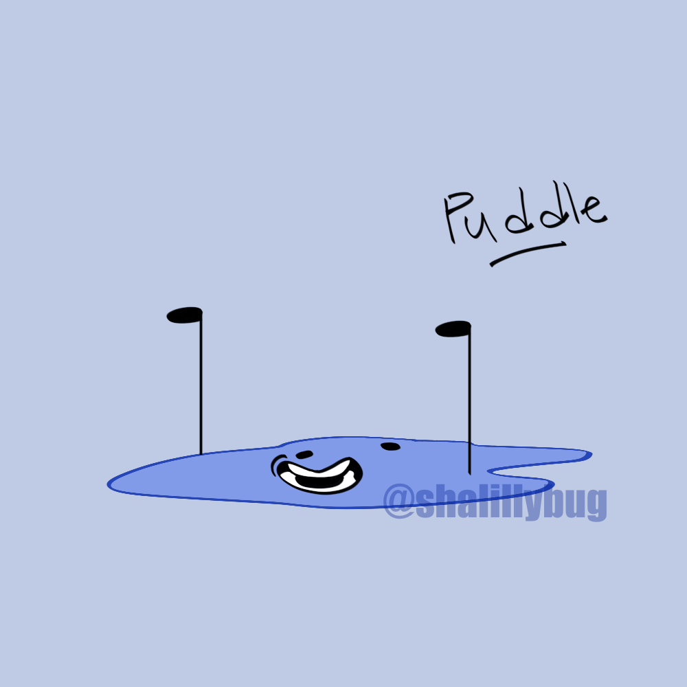 puddle bfdi oc - ibisPaint