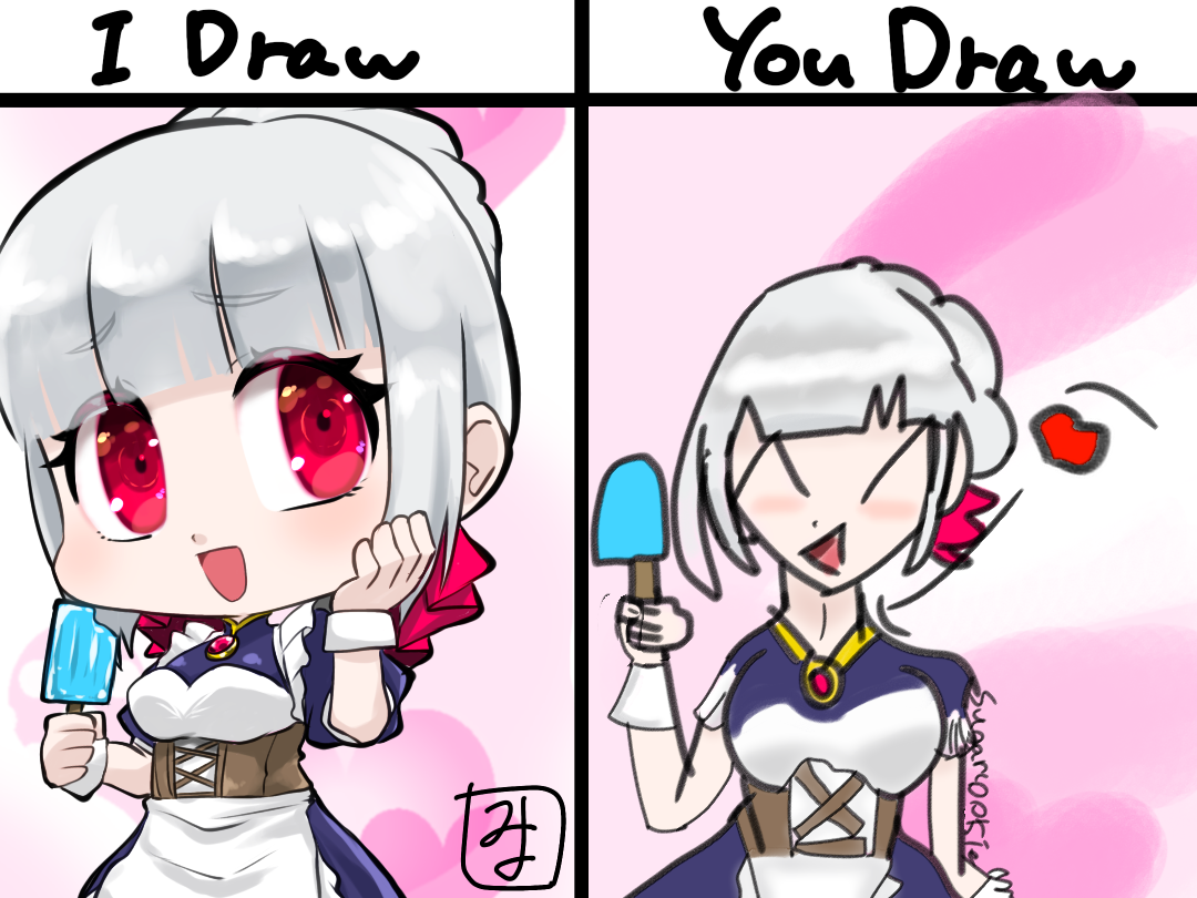 I draw you draw with Miyo 2 - ibisPaint