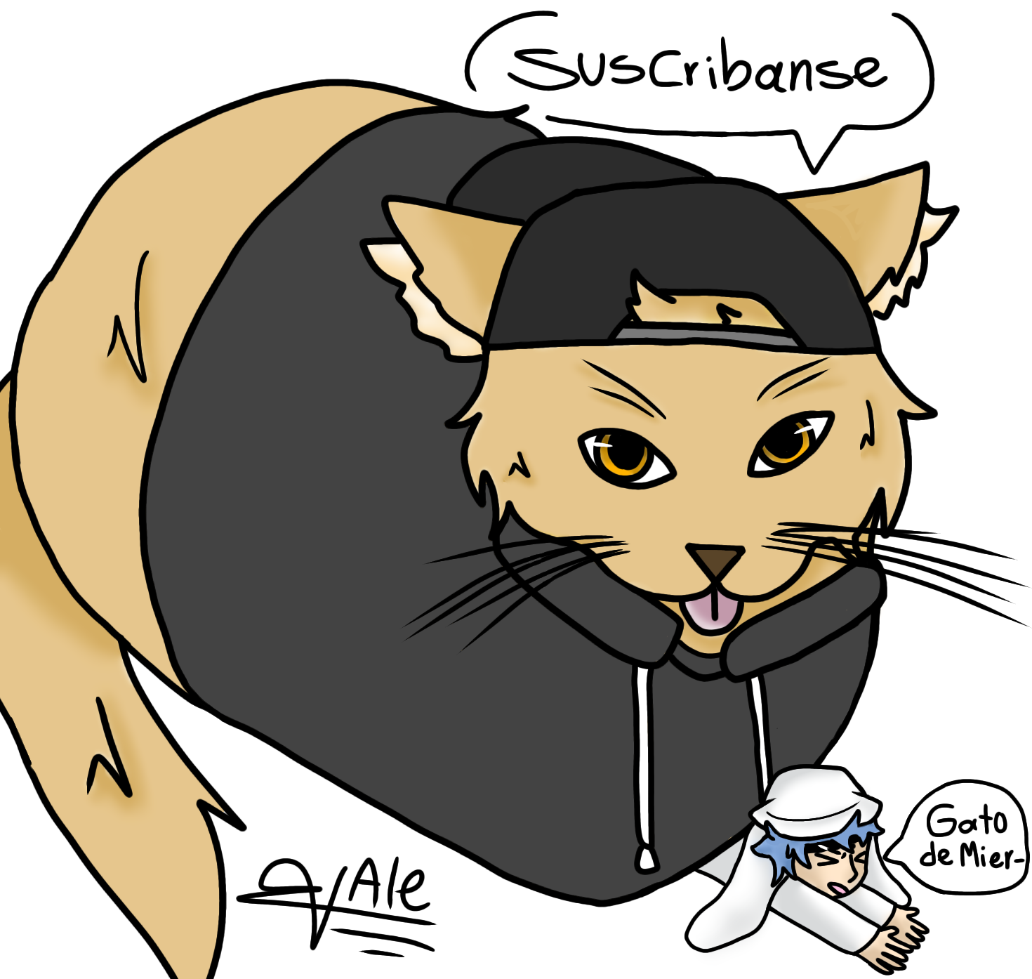 CAT JARD fan art del canal(Rodriguh) - ibisPaint