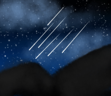 Lyrid Meteor Shower - ibisPaint