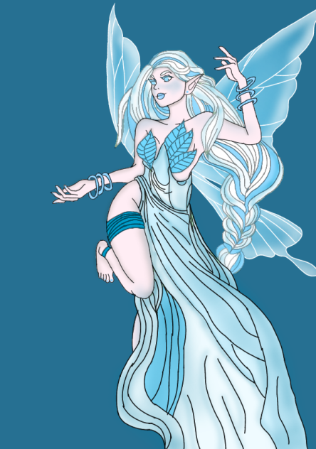 Blue Fairy - ibisPaint
