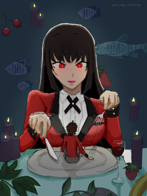 Yumeko Jabami Fanart - Kakegurui - ibisPaint