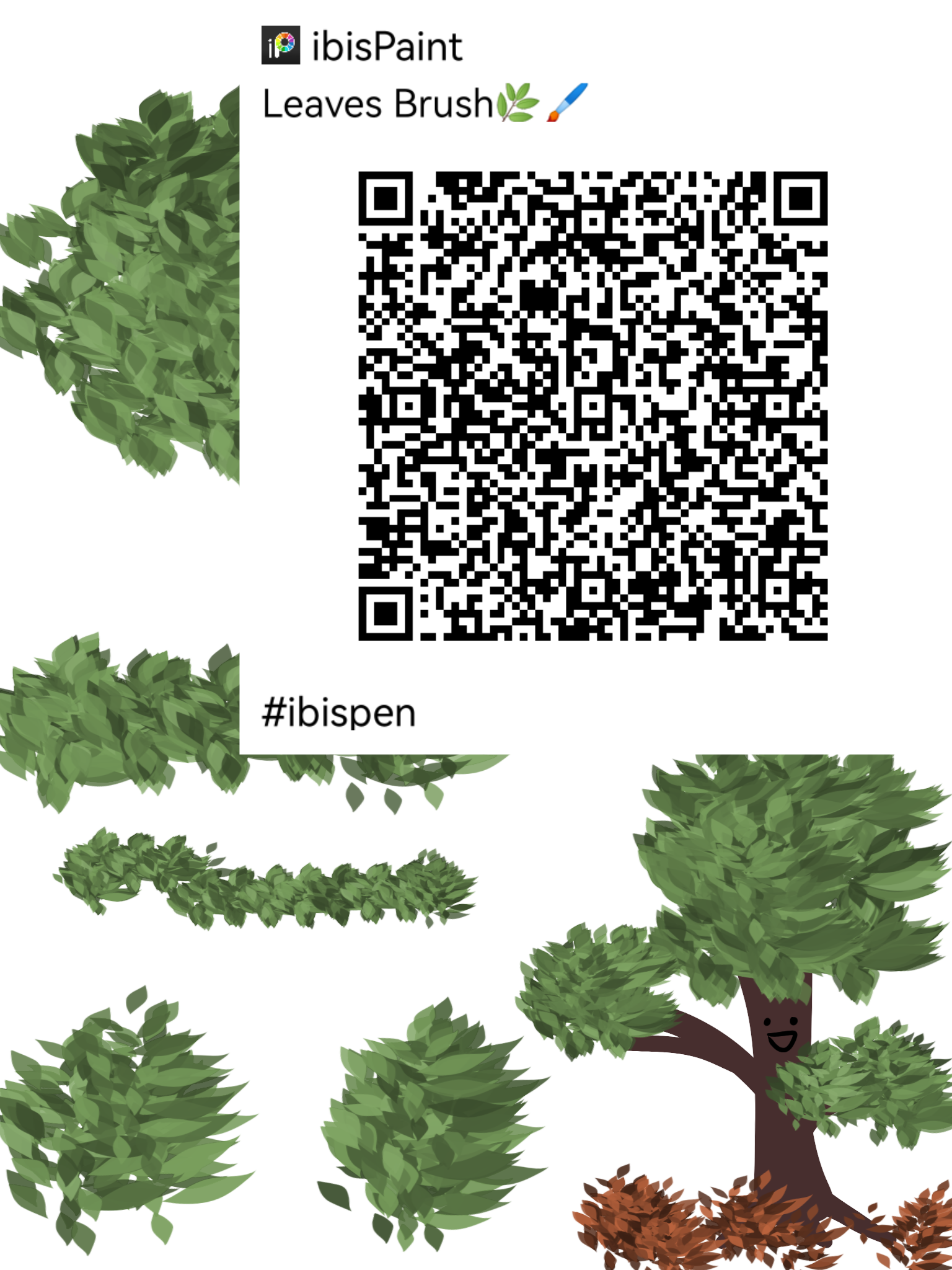 Leaf brush - ibisPaint