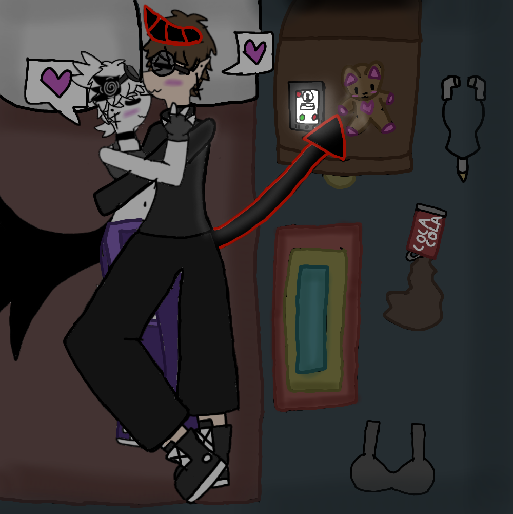 love pela noite💜🖤 - ibisPaint