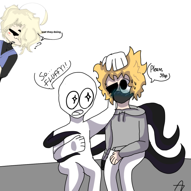 collab sitting original by Alanyo - ibisPaint