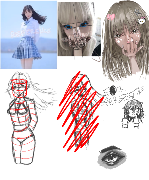 Just practicing random stuff - ibisPaint