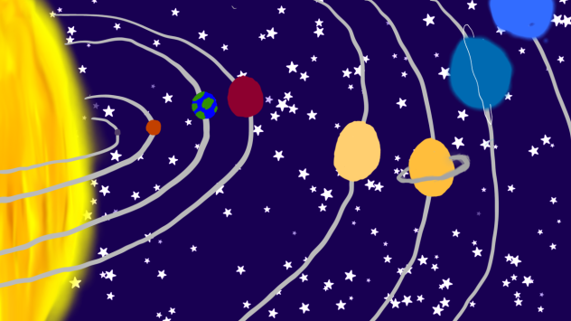 Solar System Project Idea - ibisPaint