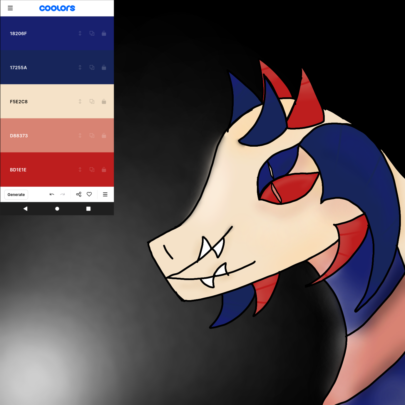 Im gonna create a magic AU double-wyvern - ibisPaint