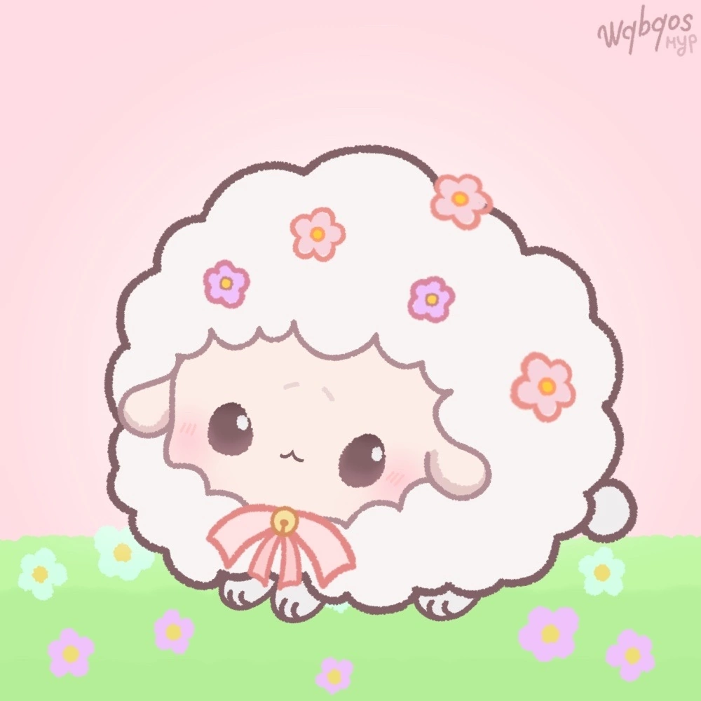 Cute baby lamb - ibisPaint