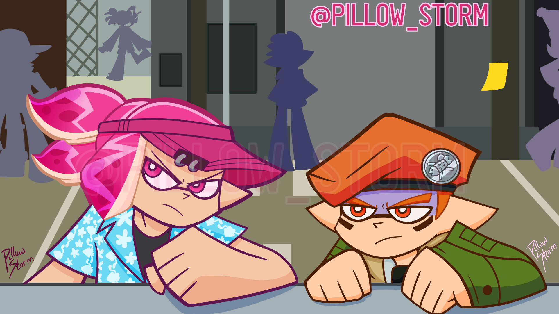 Aloha and Army PSWG Art Style fix - ibisPaint