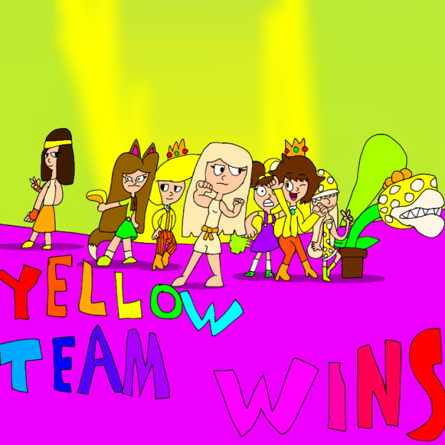Super smash bro’s ultimate yellow team - ibisPaint