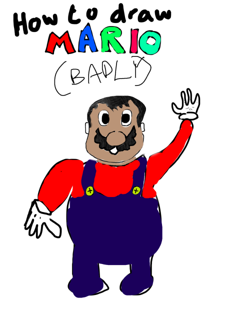 How To Draw Mario (Badly) - ibisPaint