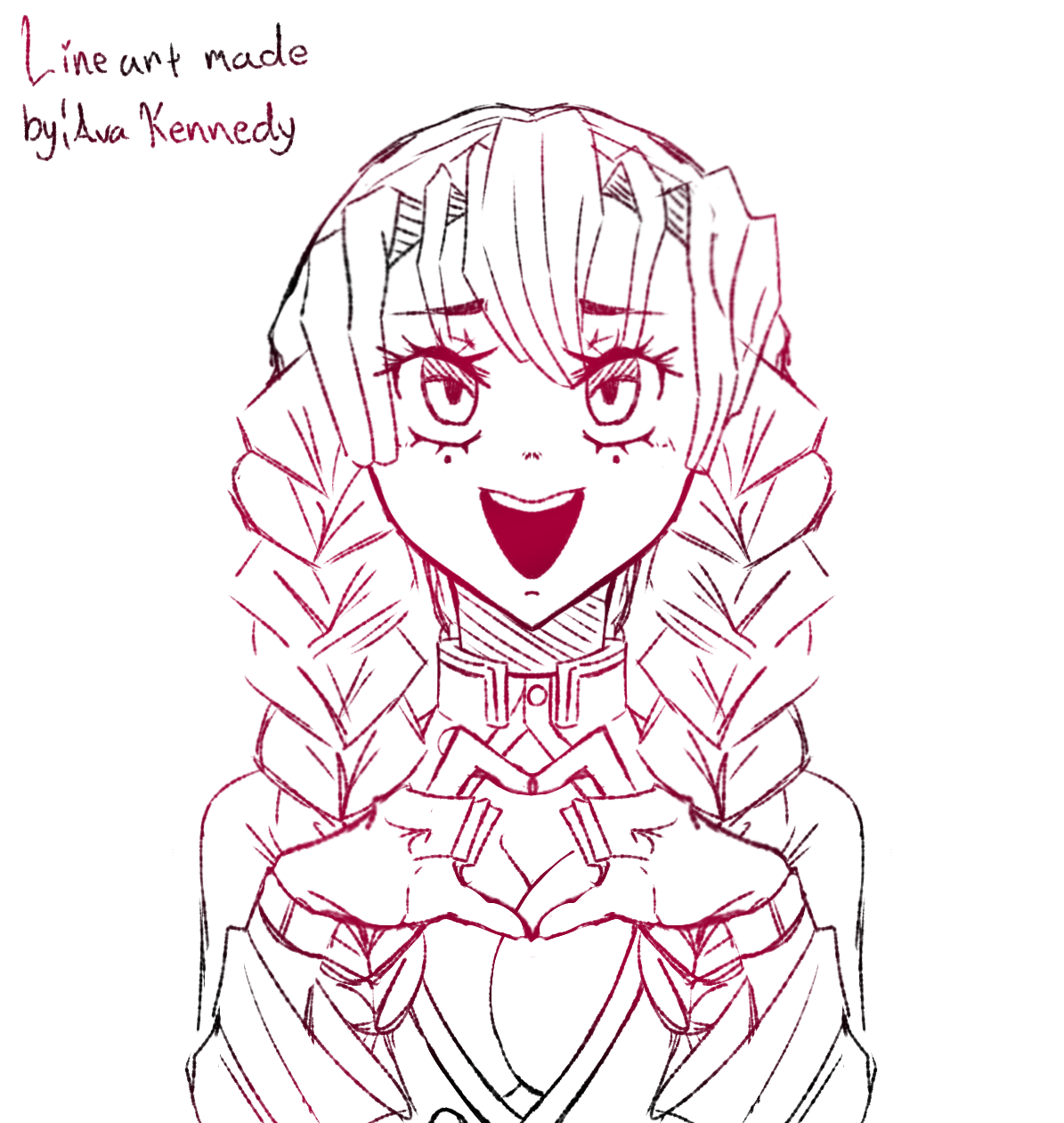 Mitsuri Kanroji - ibisPaint