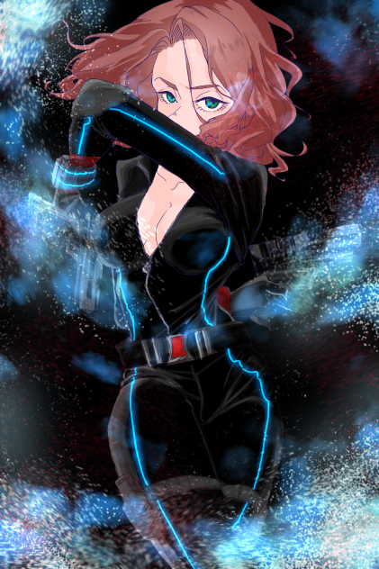 BLACK WIDOW - ibisPaint