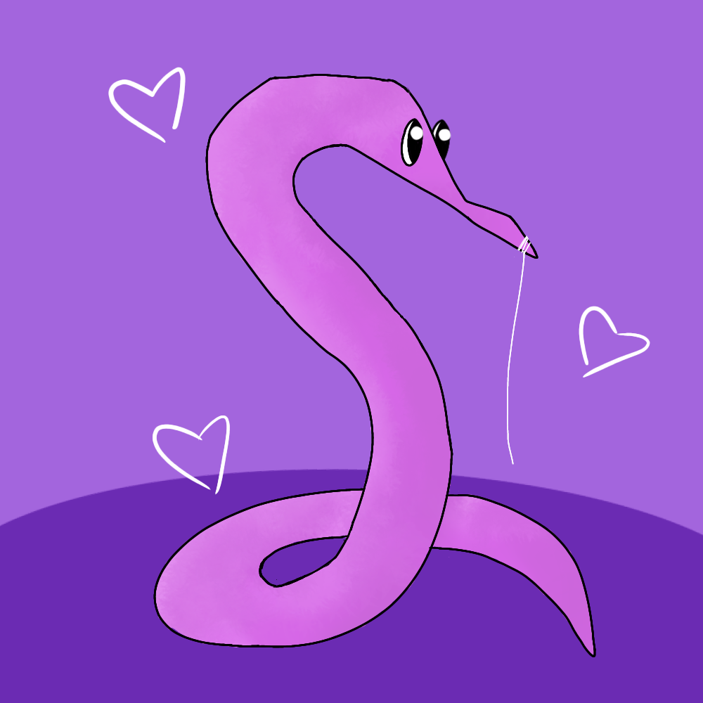 Worm on string - ibisPaint