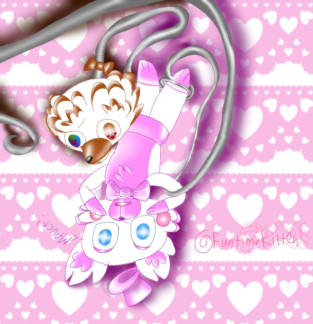 Melpy Molten Freddy x Helpy - ibisPaint