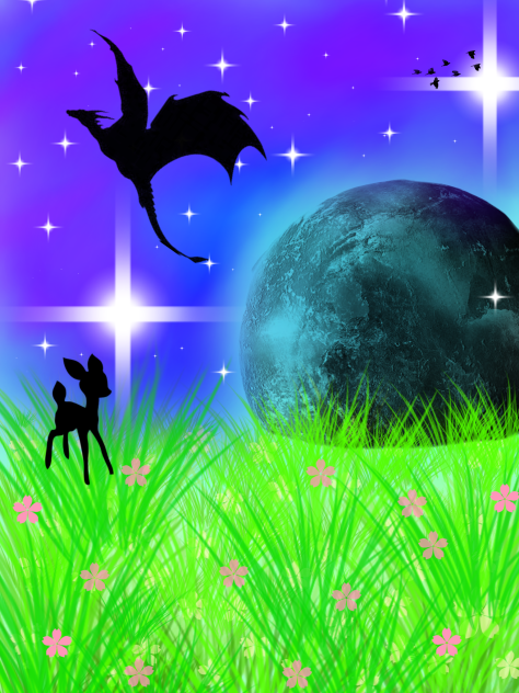 fantasy meadow - ibisPaint