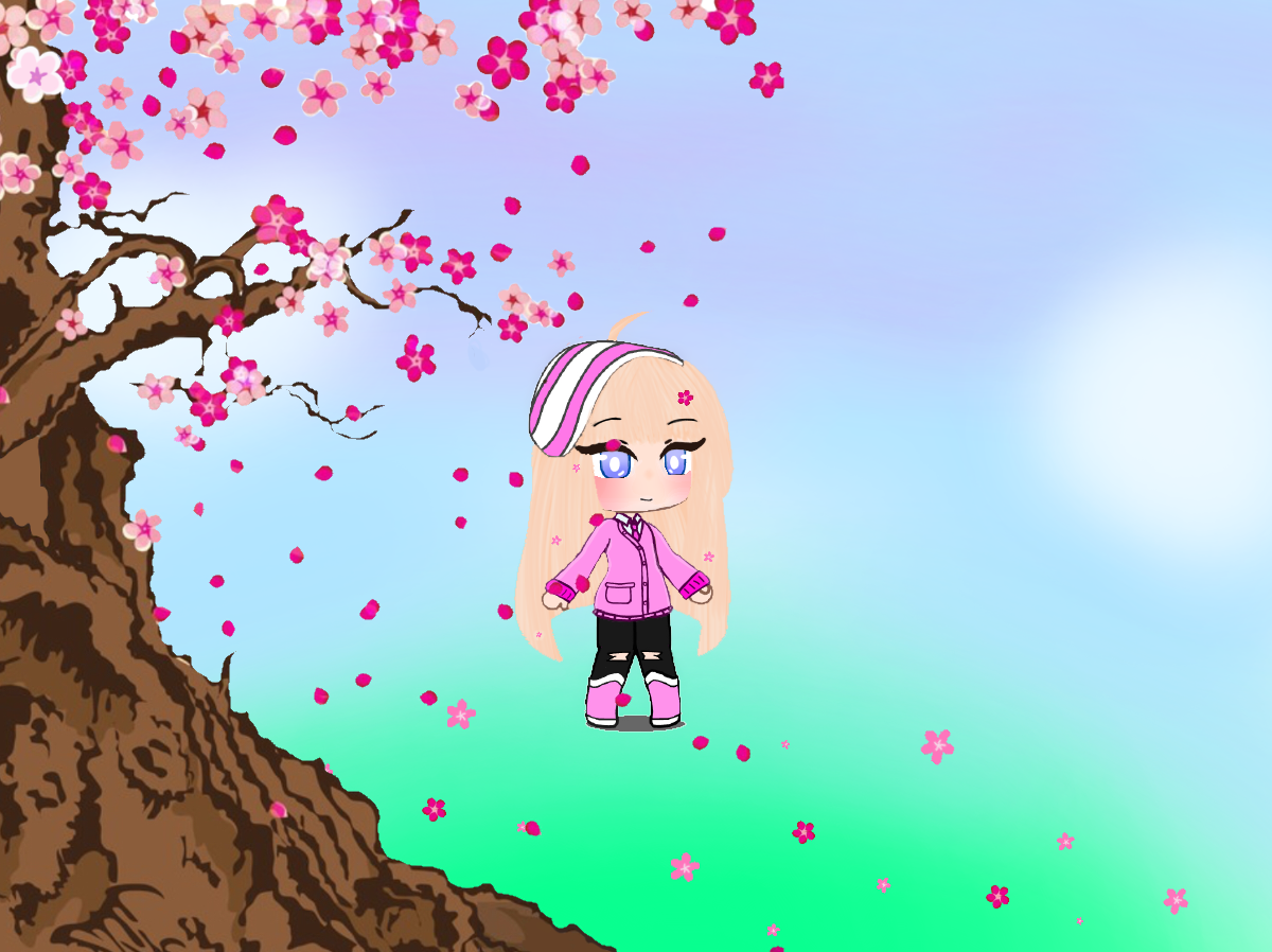 Sakura girl Gacha club edit - ibisPaint