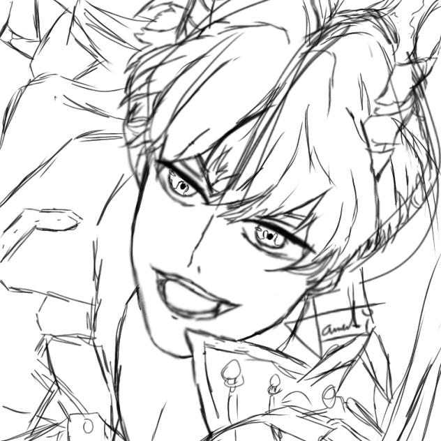 Mammon Sketch🥭 - ibisPaint