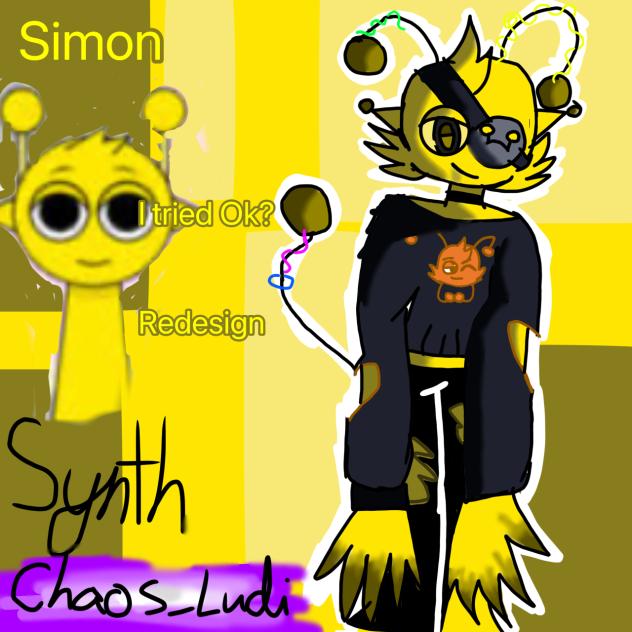 Simon Redesign (Sprunki) - ibisPaint
