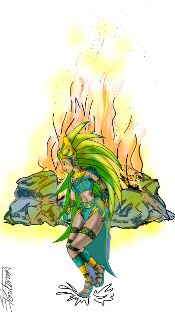 fire dance - ibisPaint