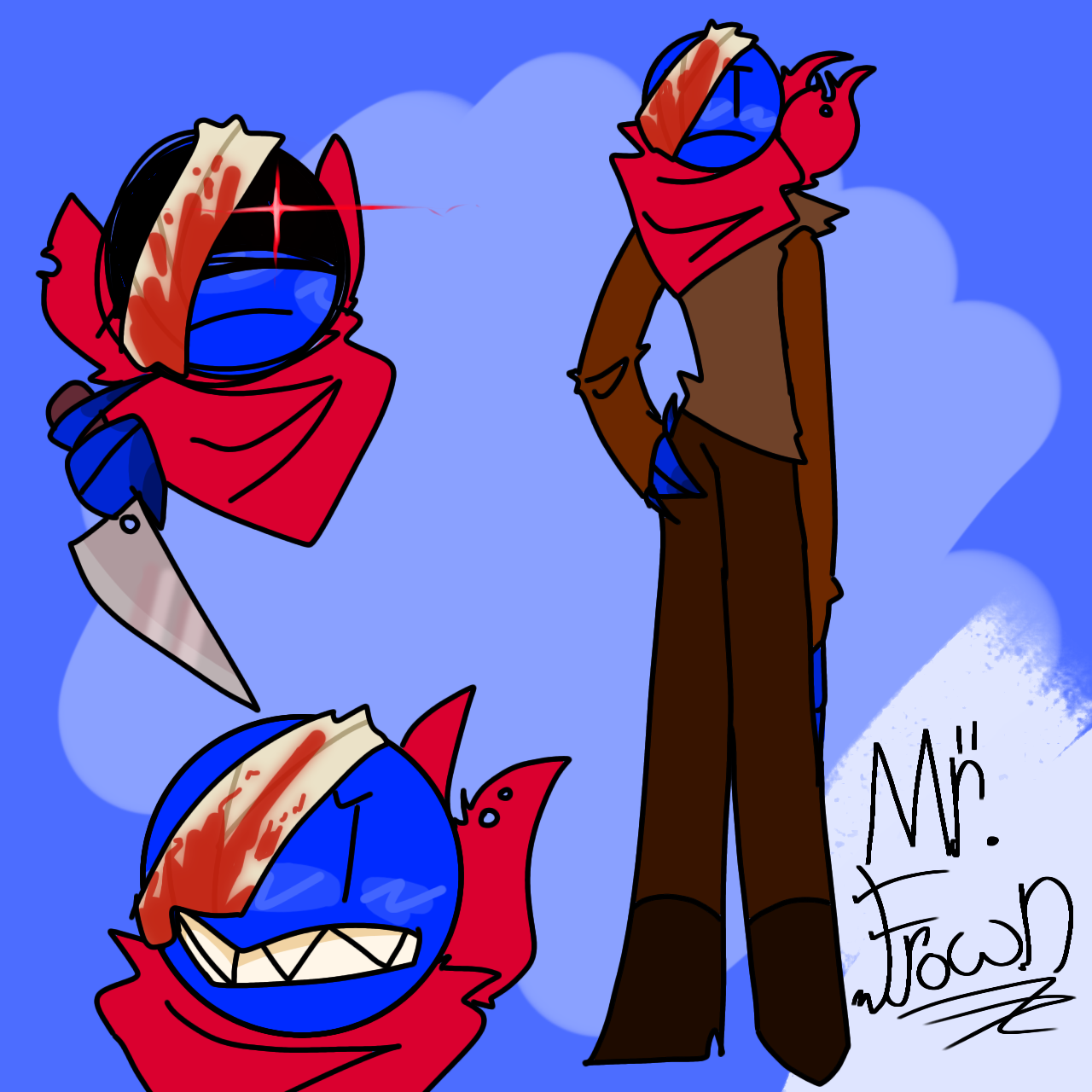 Mr. Frown =( - ibisPaint