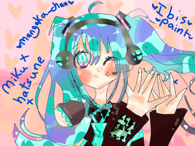 MIKU HATSUNE FROM VOCALOID - ibisPaint