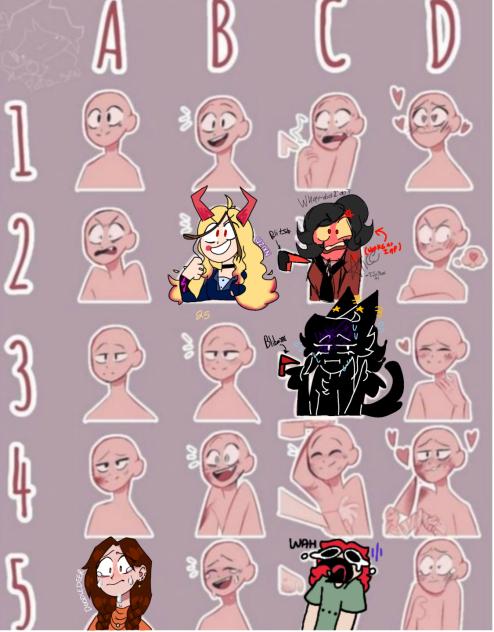 Expressions collab 😱 - ibisPaint