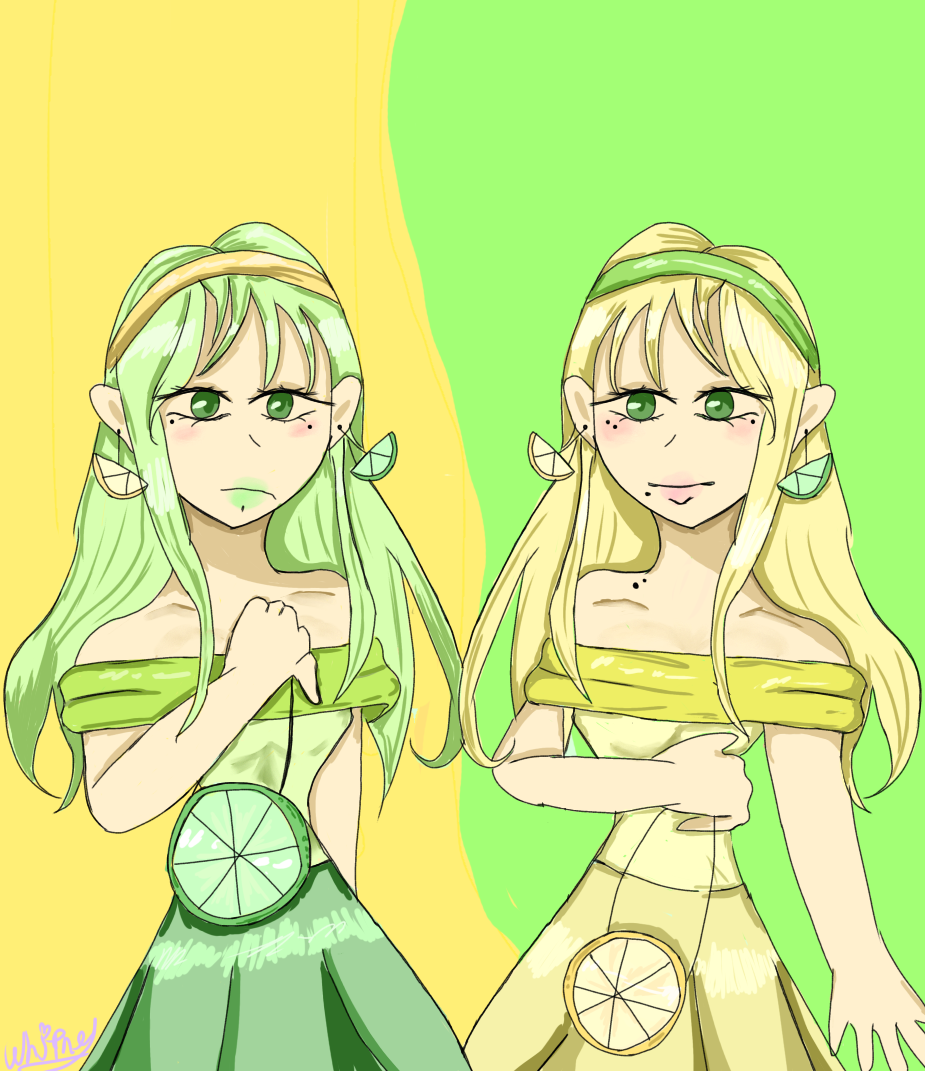 lemon and lime - ibisPaint
