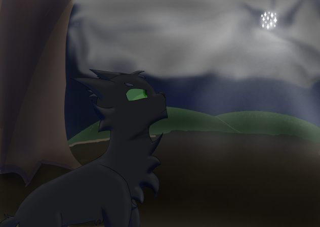 Cruel Stars - hollyleaf au scene - ibisPaint