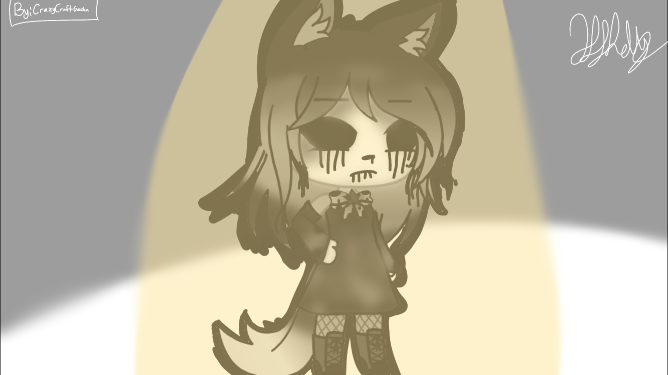 Inked Kitty Kat - ibisPaint