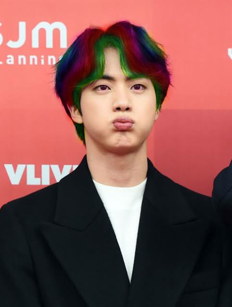 jin rainbow hair colors - ibisPaint