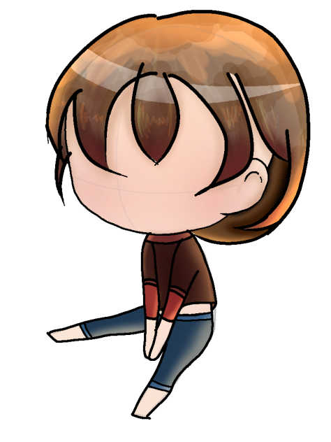 sitting down - ibisPaint