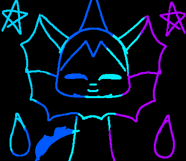 Vaporeon with Ocean Colors! - ibisPaint