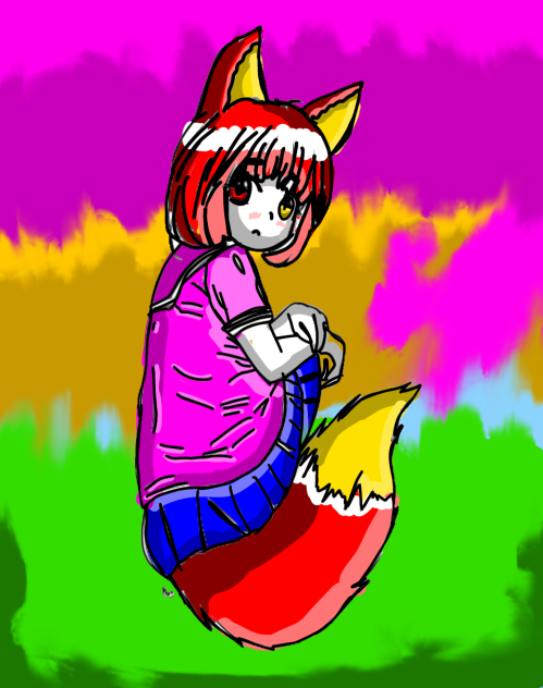 A fox uwu - ibisPaint