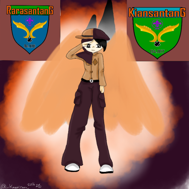Speedpaint Indonesian Scout - ibisPaint