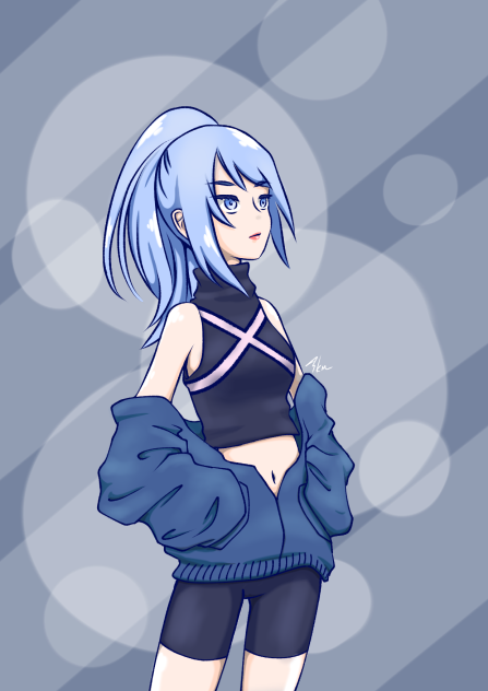 Aqua - Kingdom Hearts fanart - ibisPaint