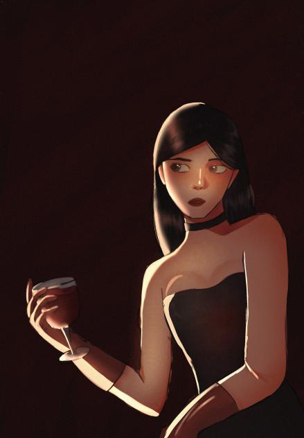 The French girl - ibisPaint