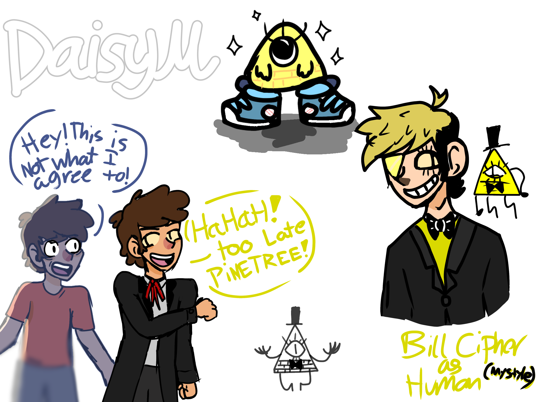 Bill Cipher being my fav - ibisPaint