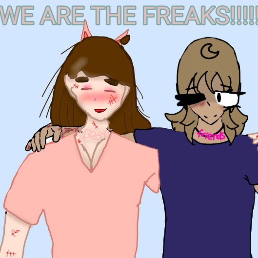 FREAKS COLLAB WITH MA BESHT FWIENDDD - ibisPaint